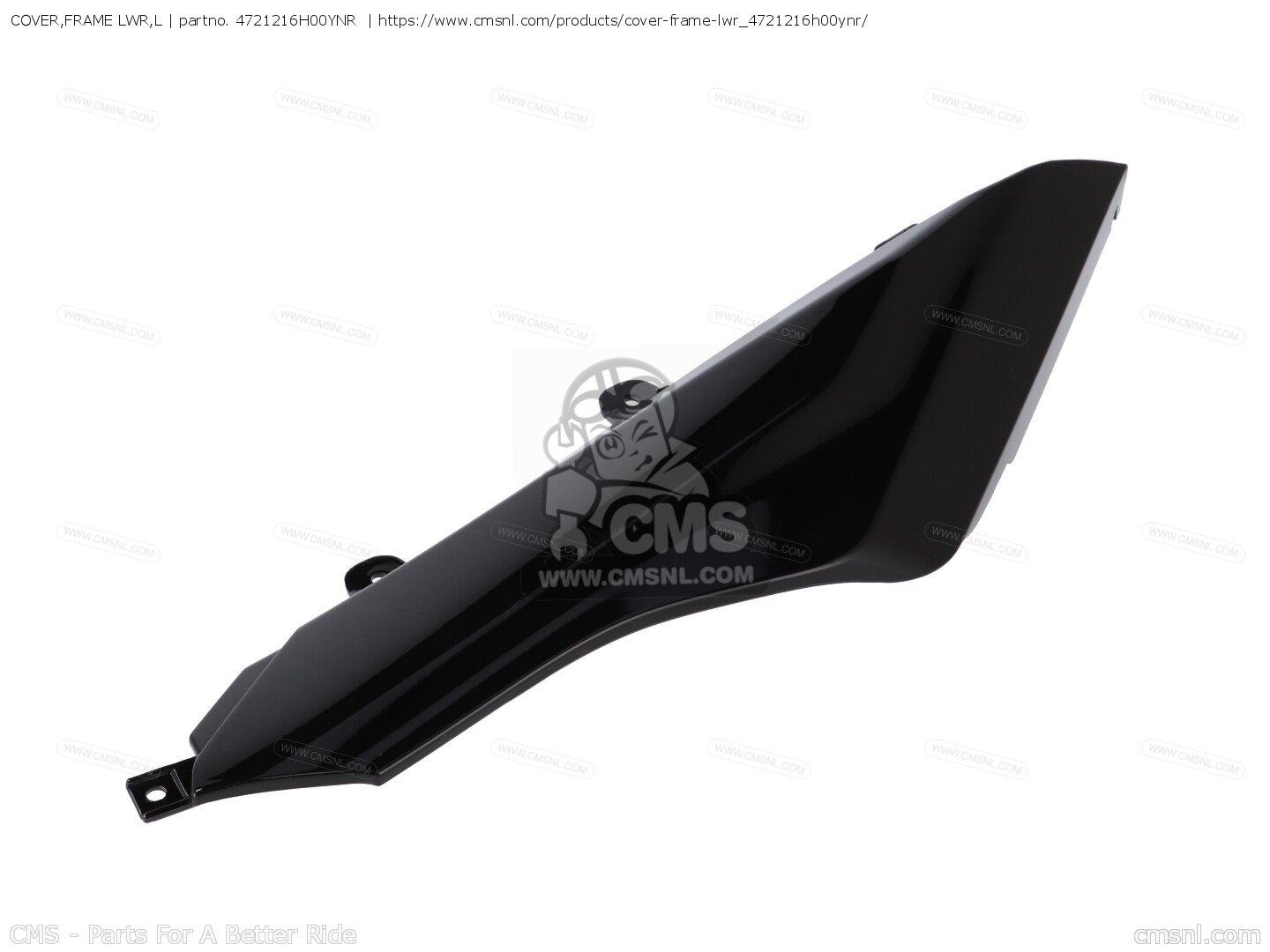 4721216H00YNR: Cover,frame Lwr,l Suzuki - buy the 47212-16H00-YNR at CMSNL