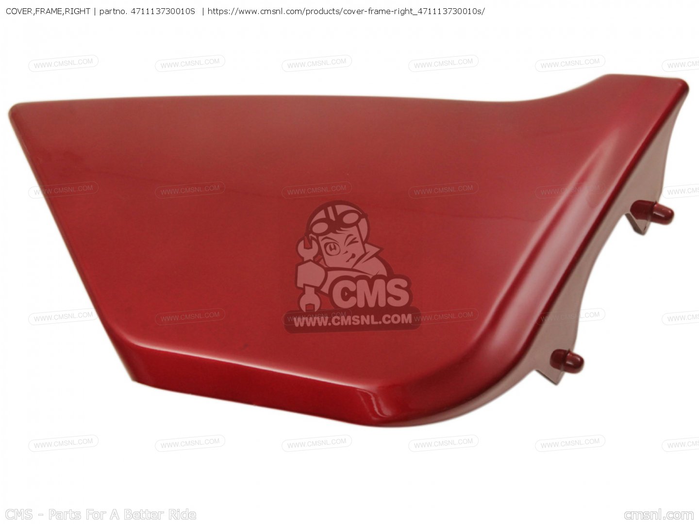 471113730010S: COVER,FRAME,RIGHT Suzuki - buy the 47111-37300-10S at CMSNL