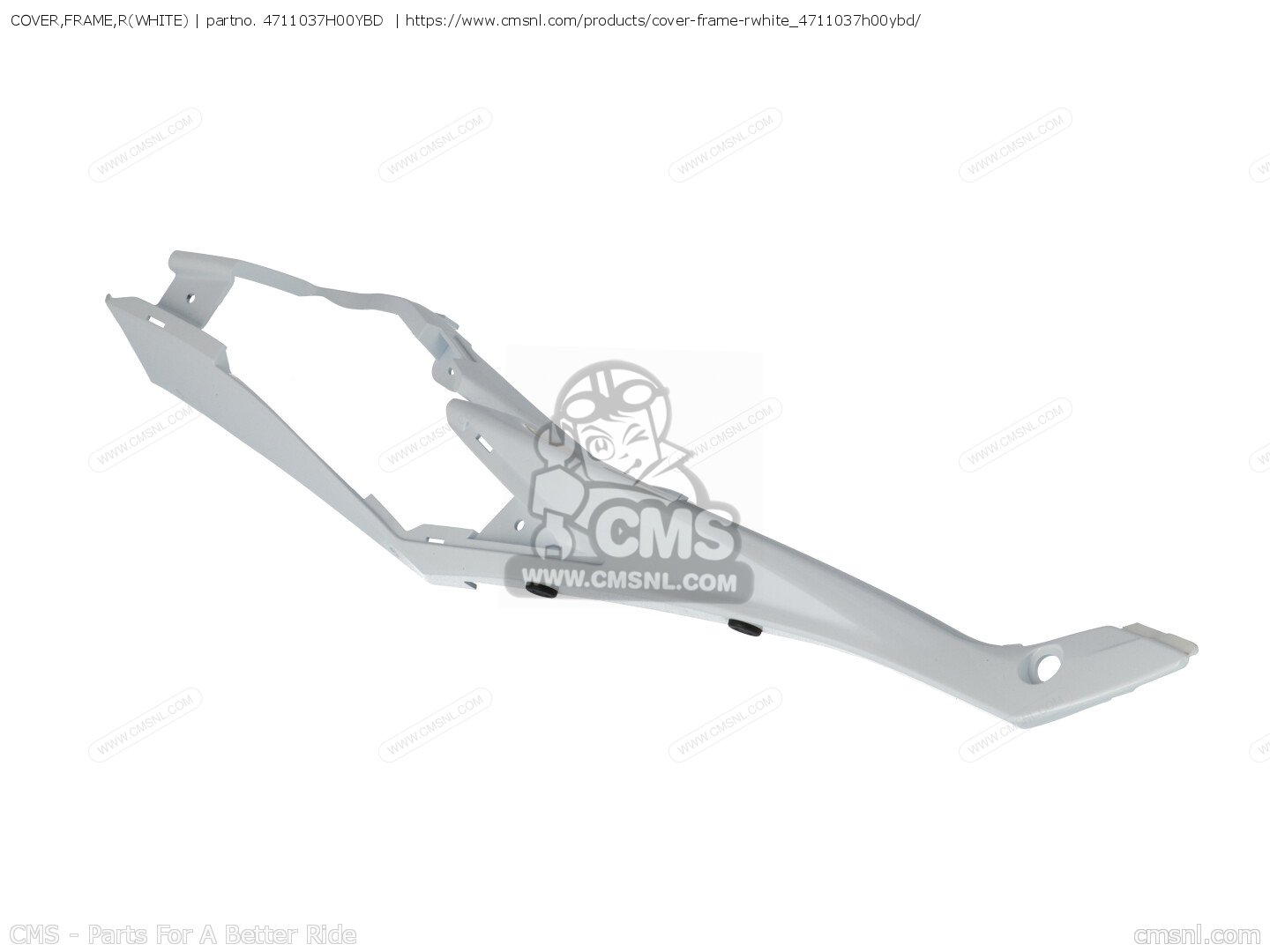4711037H00YBD: COVER,FRAME,R(WHITE) Suzuki - buy the 47110-37H00-YBD at ...