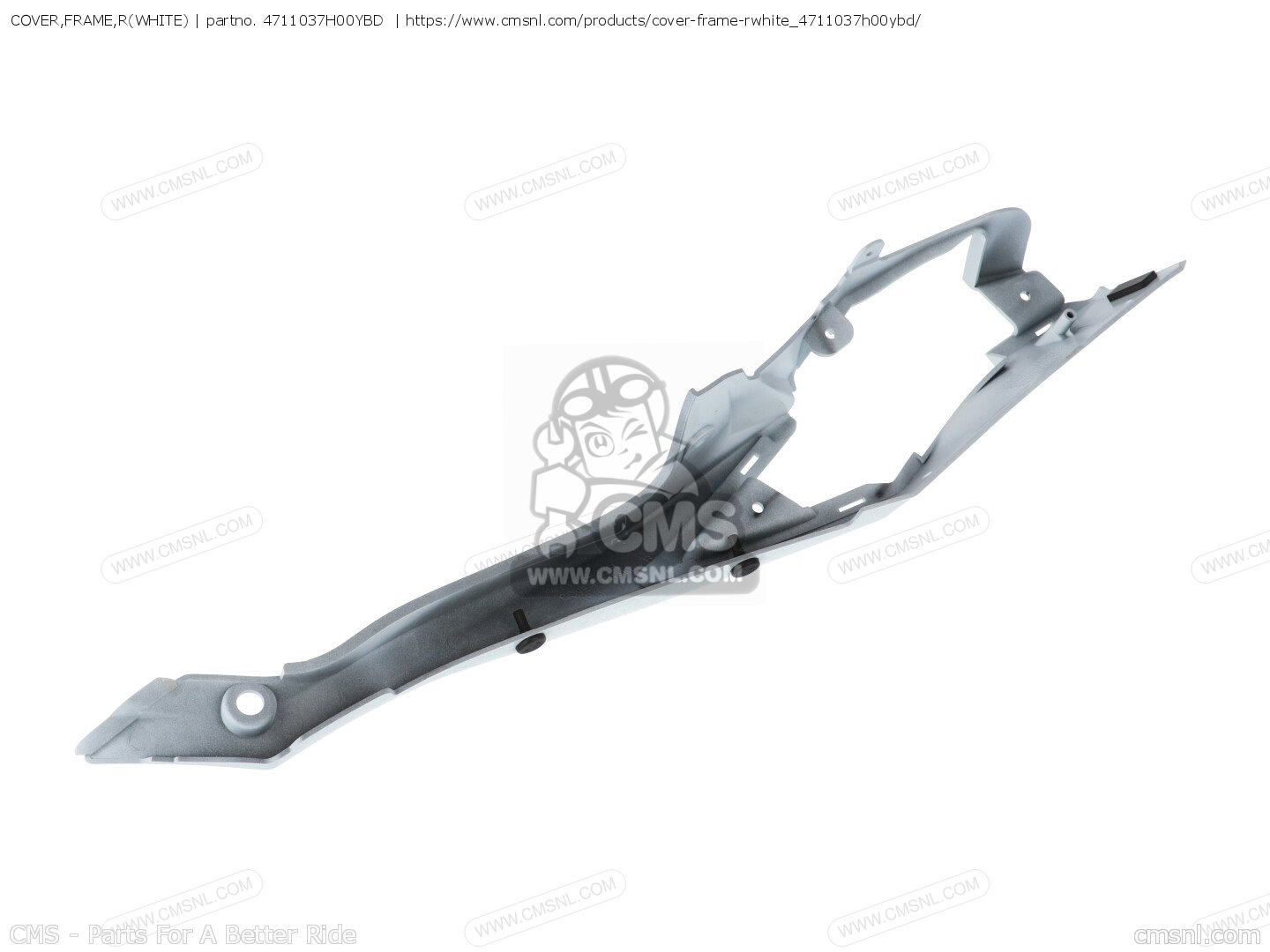 4711037H00YBD: COVER,FRAME,R(WHITE) Suzuki - buy the 47110-37H00-YBD at ...