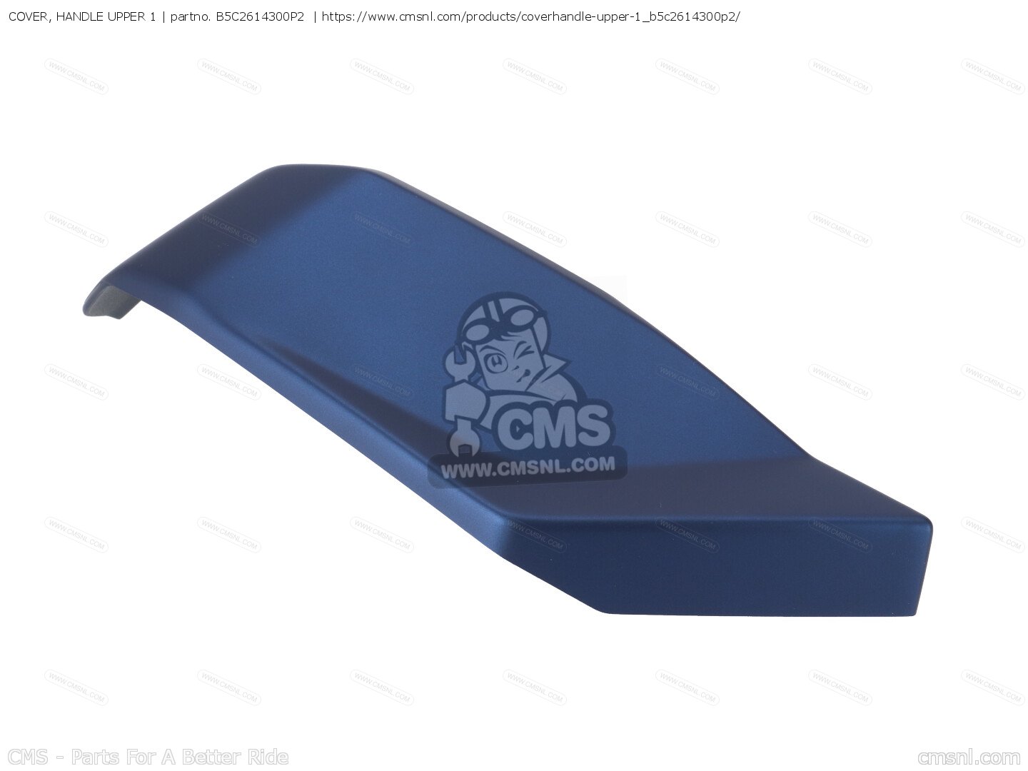 B5C2614300P2: Cover, Handle Upper 1 Yamaha - buy the B5C-26143-00-P2 at ...