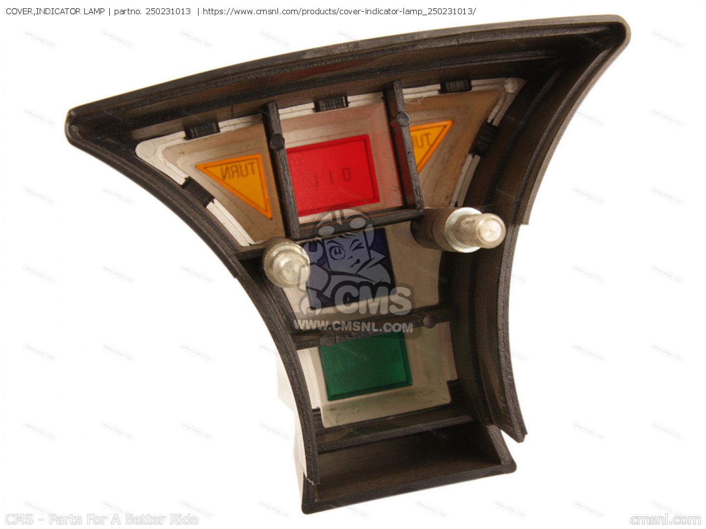 250231013: Cover,indicator Lamp Kawasaki - buy the 25023-1013 at CMSNL