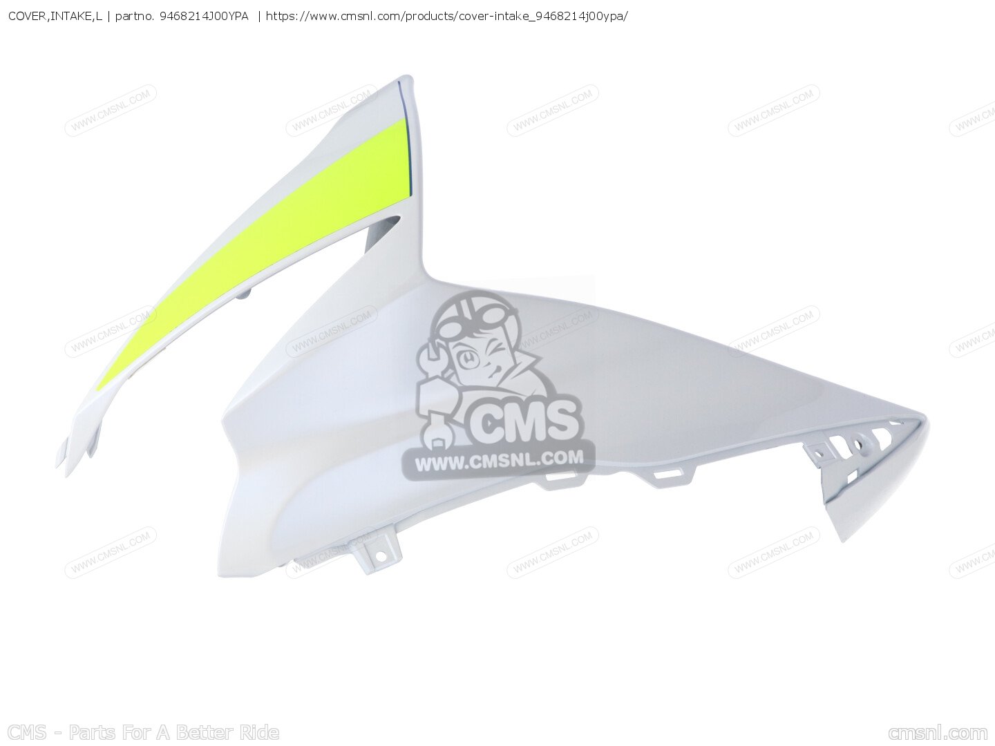 9468214J00YPA: Cover,intake,l Suzuki - buy the 94682-14J00-YPA at CMSNL