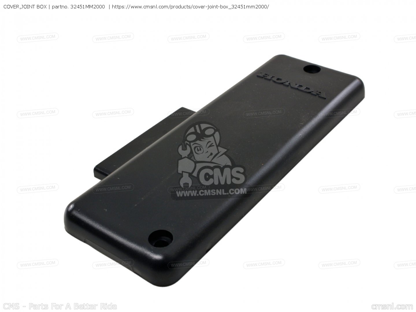 32451MM2000: COVER,JOINT BOX Honda - buy the 32451-MM2-000 at CMSNL