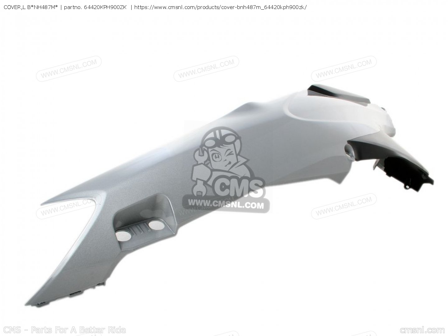 64420KPH900ZK: Cover,l B*nh487m* Honda - buy the 64420-KPH-900ZK at CMSNL