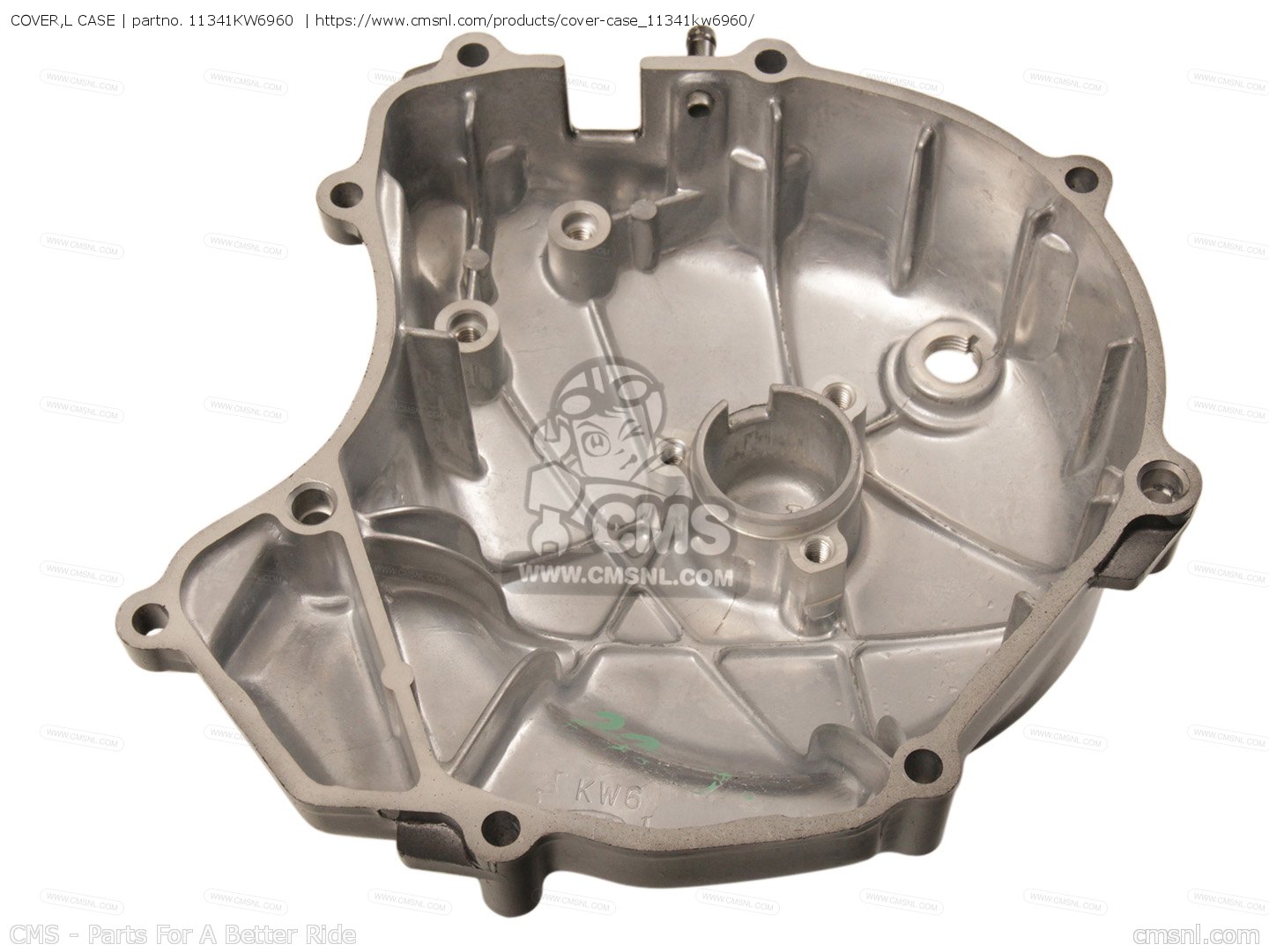 11341KW6960: COVER,L CASE Honda - buy the 11341-KW6-960 at CMSNL