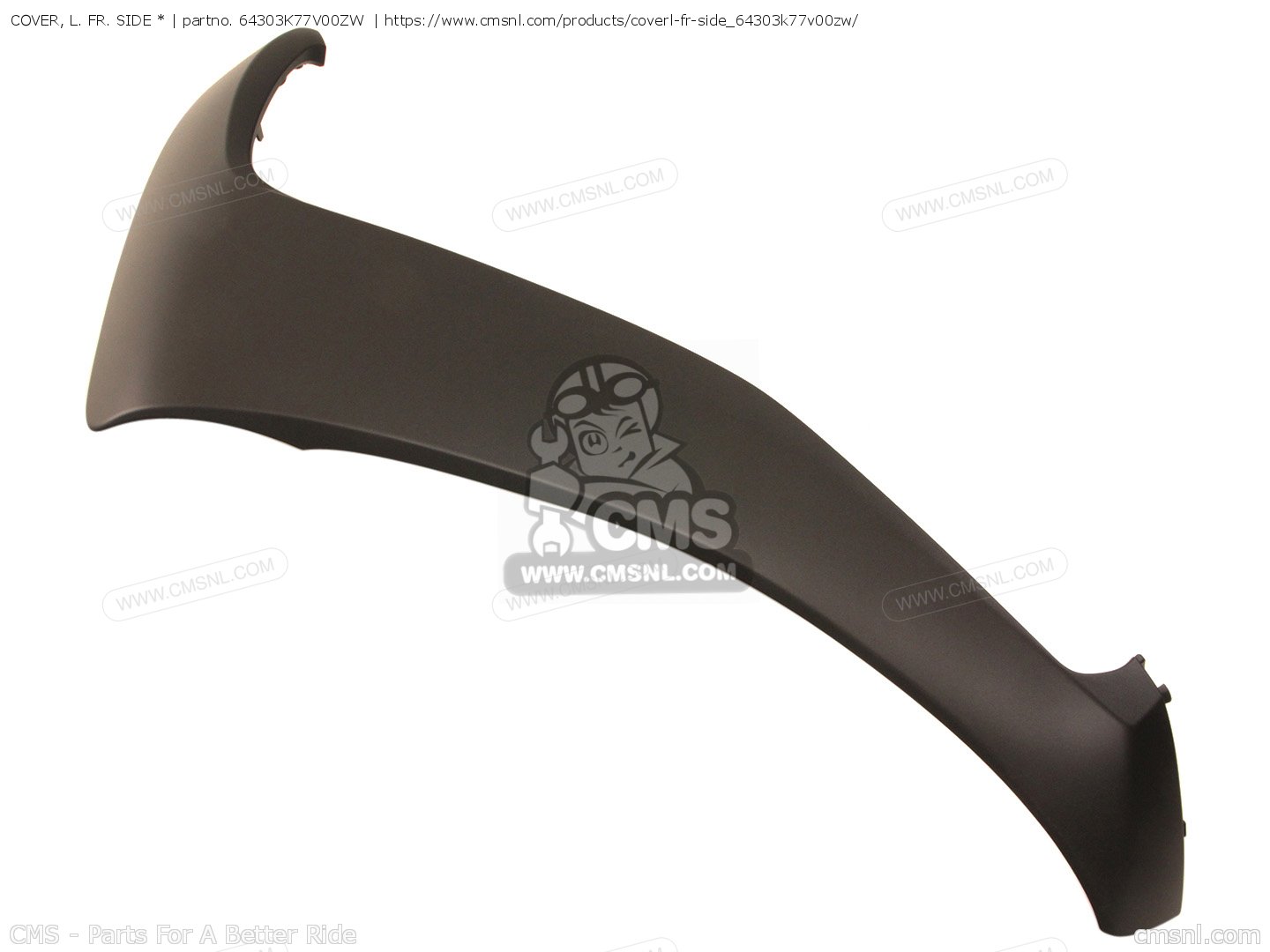 64303K77V00ZW: COVER,L F*NH312M* Honda - buy the 64303-K77-V00ZW at CMSNL