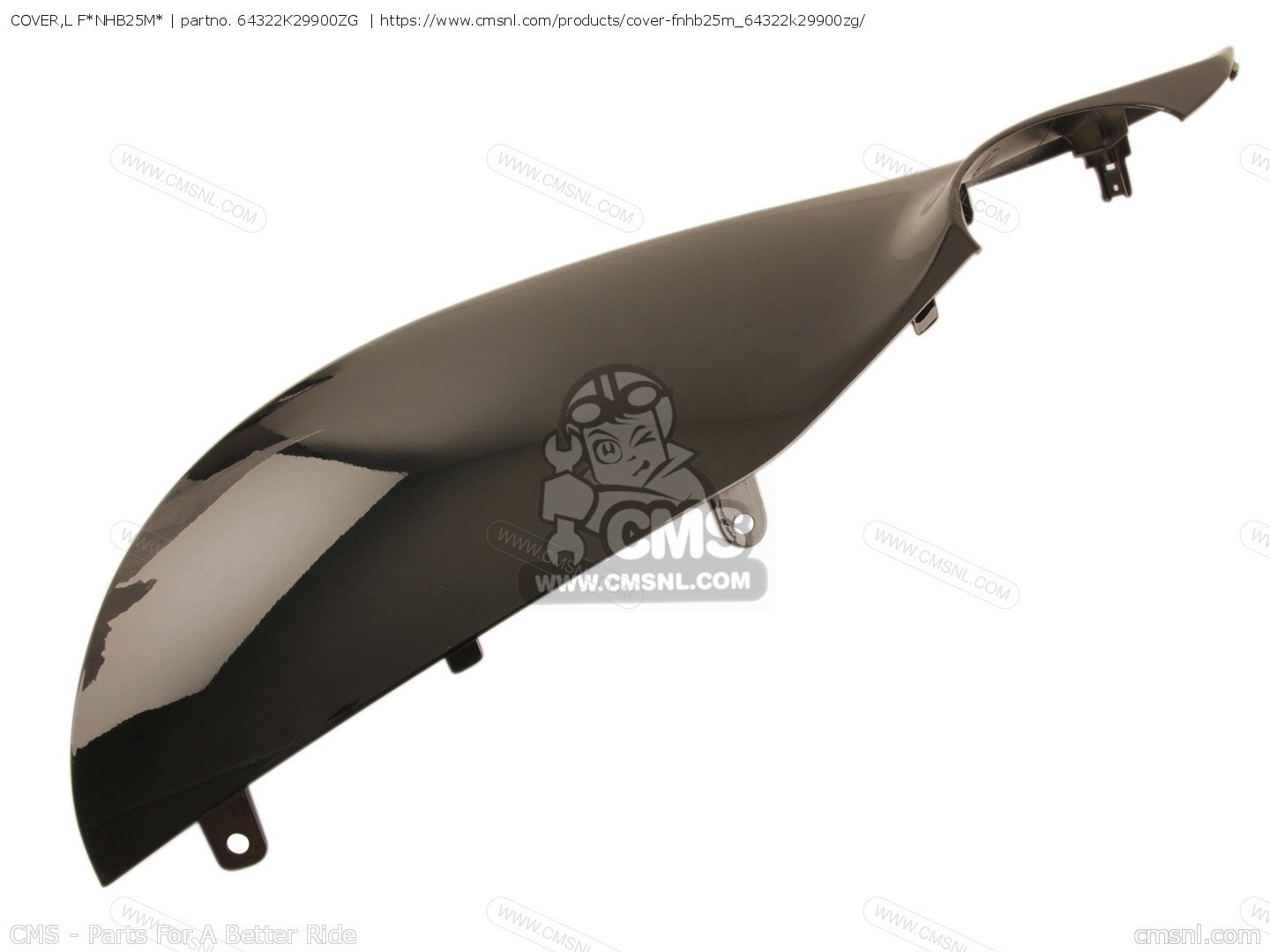 64322K29900ZG: COVER,L F*NHB25M* Honda - buy the 64322-K29-900ZG at CMSNL