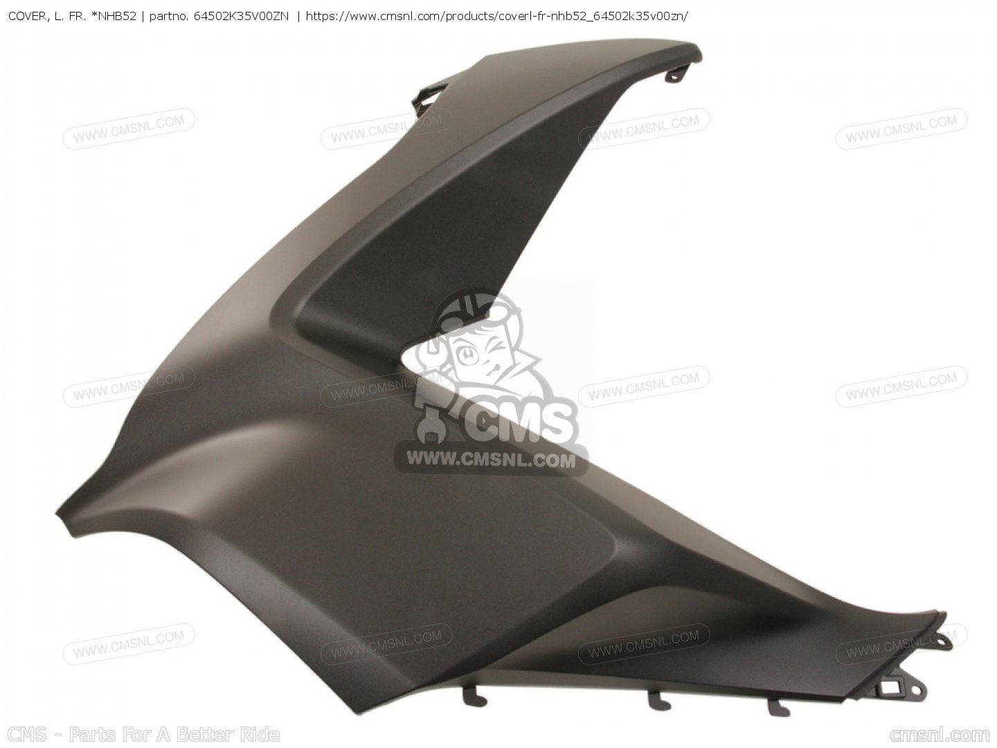 64502K35V00ZN: COVER,L F*NHB52M* Honda - buy the 64502-K35-V00ZN at CMSNL