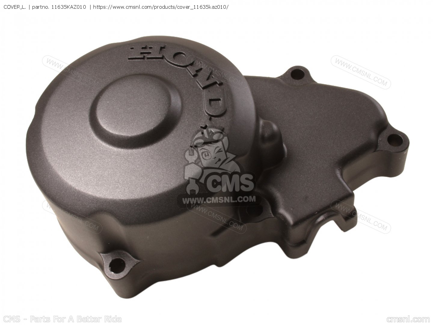 11635KAZ010: COVER,L. Honda - buy the 11635-KAZ-010 at CMSNL