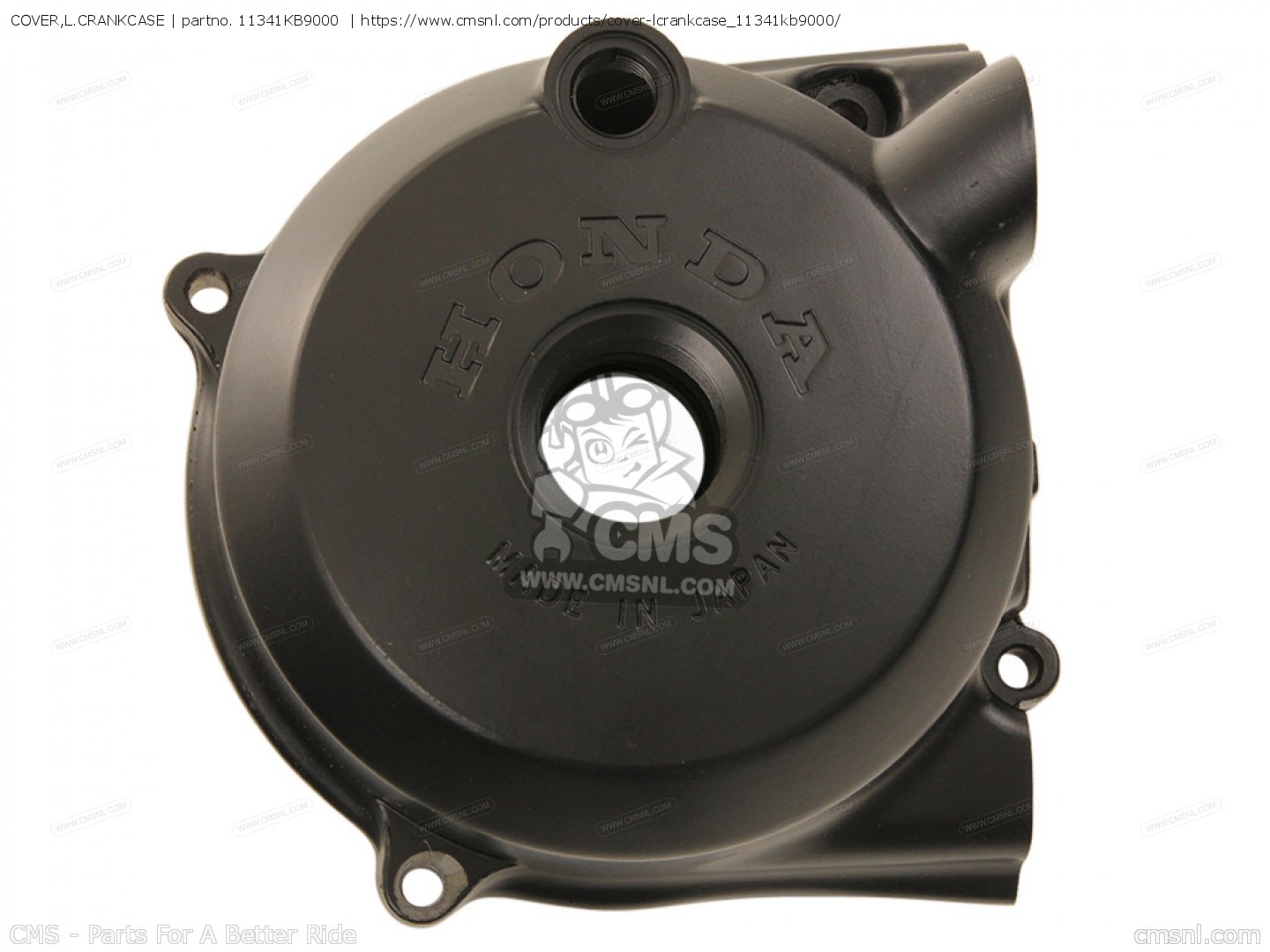 11341KB9000: COVER,L.CRANKCASE Honda - buy the 11341-KB9-000 at CMSNL