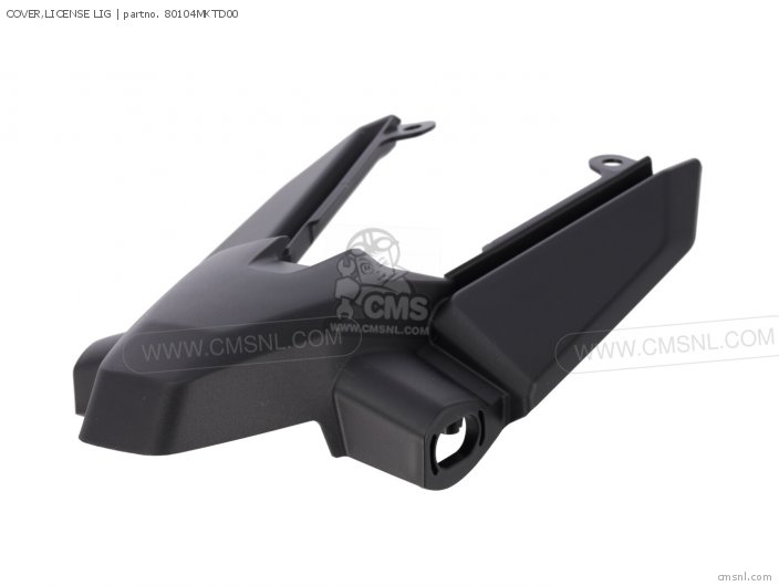 80104MKTD00: COVER,LICENSE LIG Honda - buy the 80104-MKT-D00 at CMSNL
