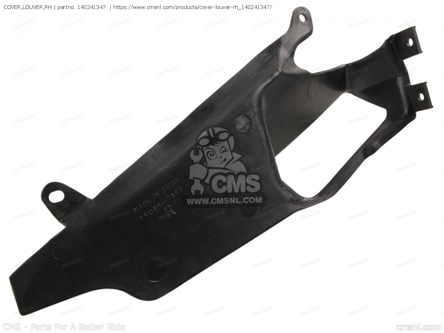 140241347: COVER,LOUVER,RH Kawasaki - buy the 14024-1347 at CMSNL