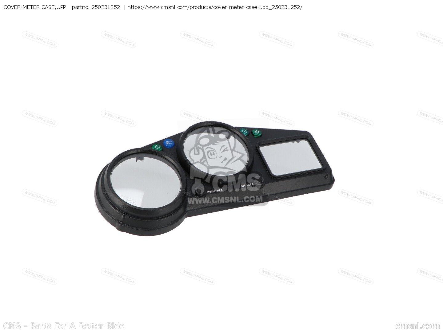 COVER-METER CASE,UPP for Kawasaki - order at CMSNL