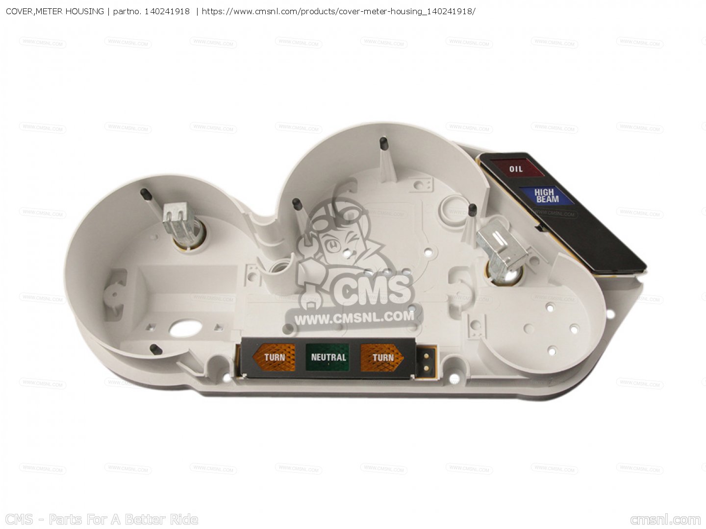 140241918: COVER,METER HOUSING Kawasaki - buy the 14024-1918 at CMSNL