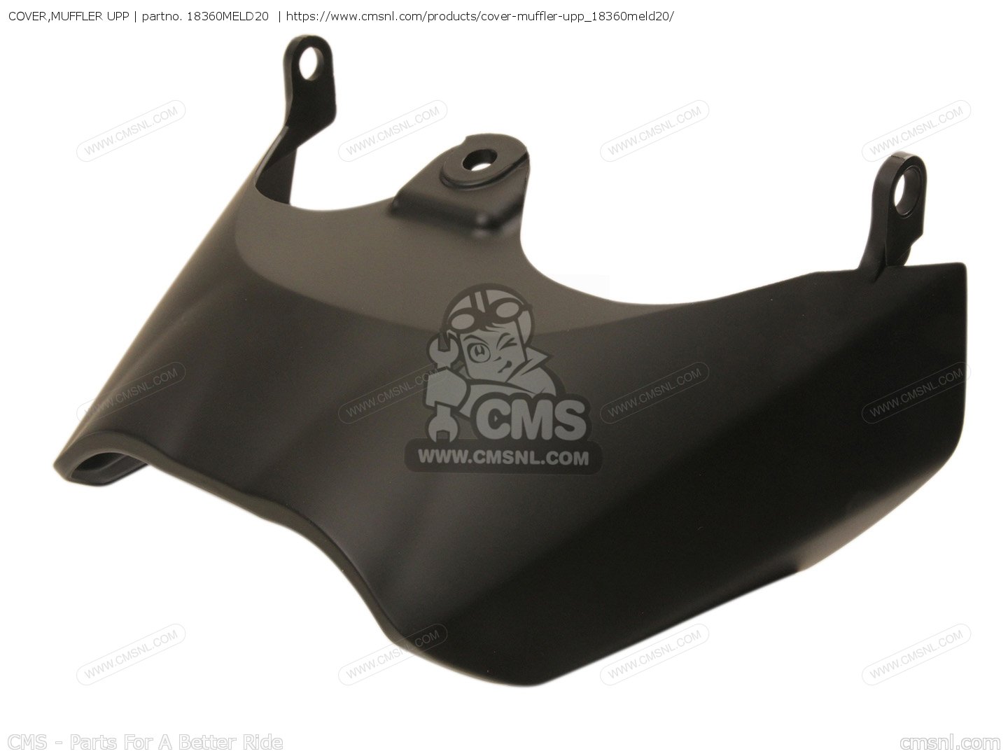 18360MELD20: COVER,MUFFLER UPP Honda - buy the 18360-MEL-D20 at CMSNL