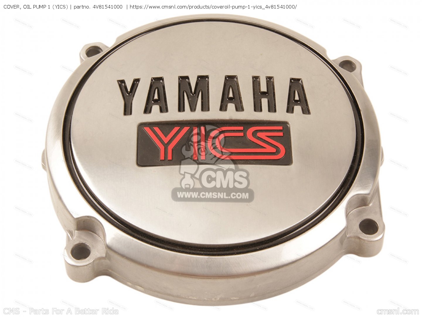 4V81541000: Cover, Oil Pump 1 (yics) Yamaha - buy the 4V8-15410-00 at CMSNL