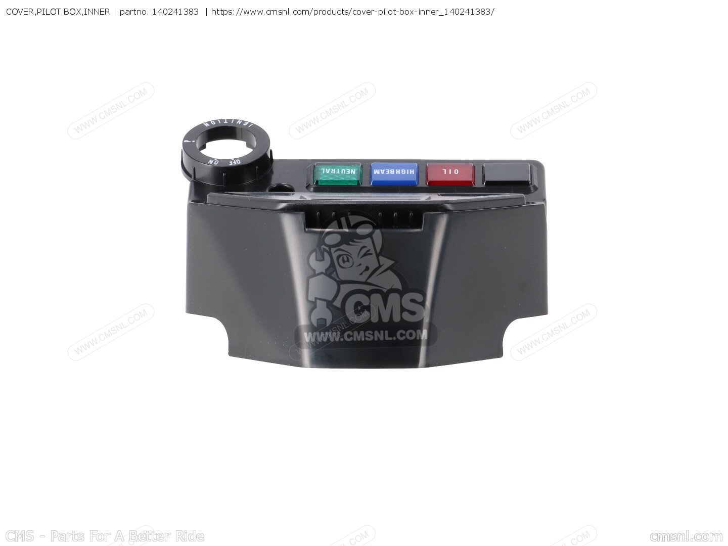 140241383: Cover,pilot Box,inner Kawasaki - buy the 14024-1383 at CMSNL