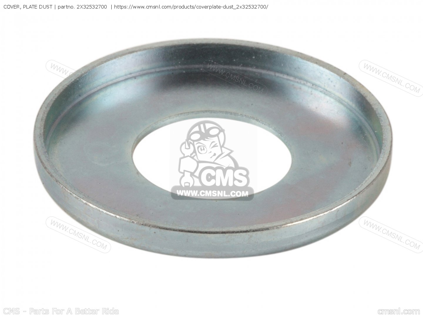 2X32532700: Cover, Plate Dust Yamaha - buy the 2X3-25327-00-00 at CMSNL