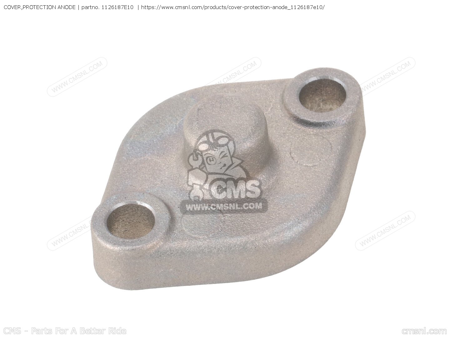 1126187E10: COVER,PROTECTION ANODE Suzuki - buy the 11261-87E10 at CMSNL