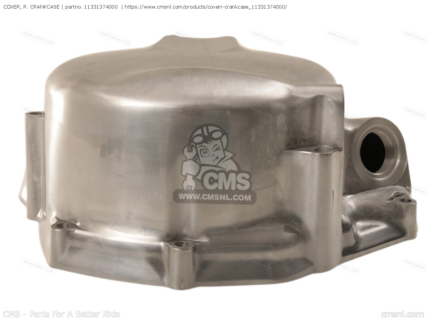 11331374000: Cover, R. Crankcase Honda - buy the 11331-374-000 at CMSNL