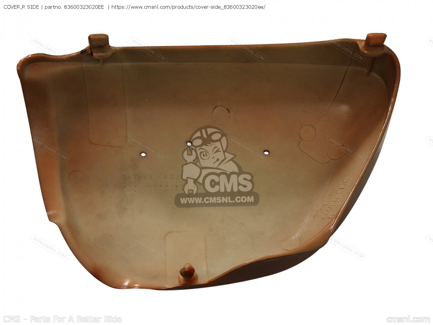 83600323020EE: COVER,R SIDE Honda - buy the 83600-323-020EE at CMSNL