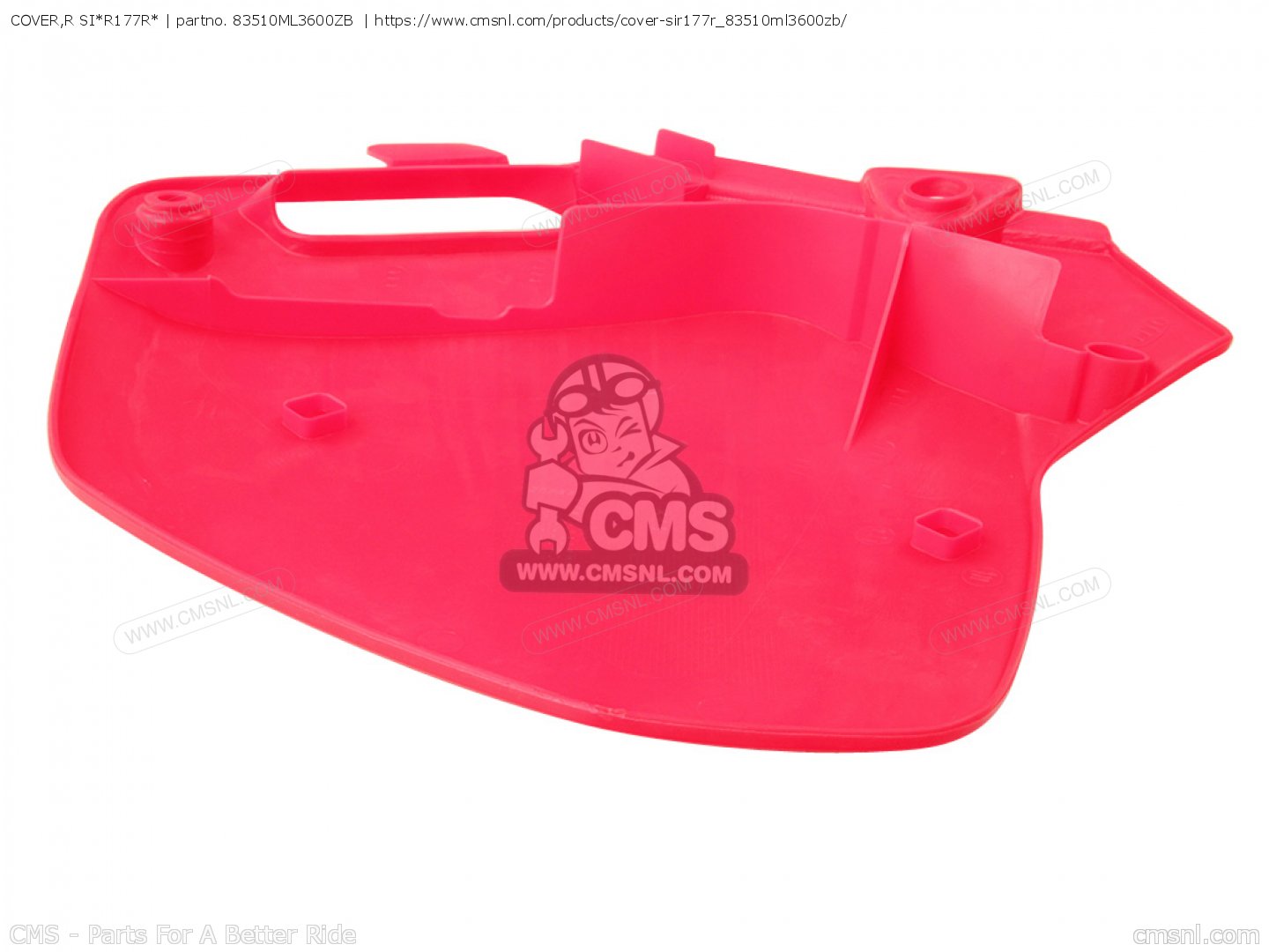 COVER,R SI*R177R* for Honda - order at CMSNL