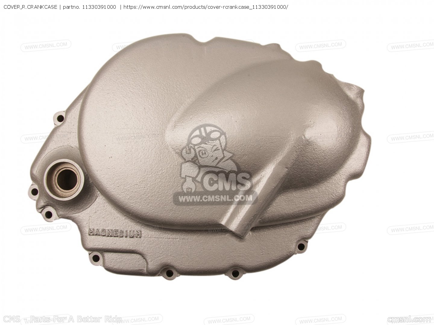 COVER,R.CRANKCASE for XL175 K3 1976 USA - order at CMSNL