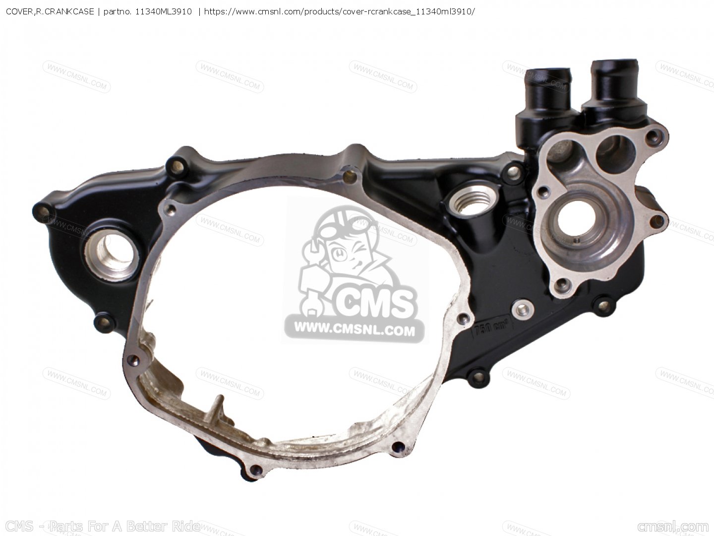 11340ML3910: COVER,R.CRANKCASE Honda - buy the 11340-ML3-910 at CMSNL