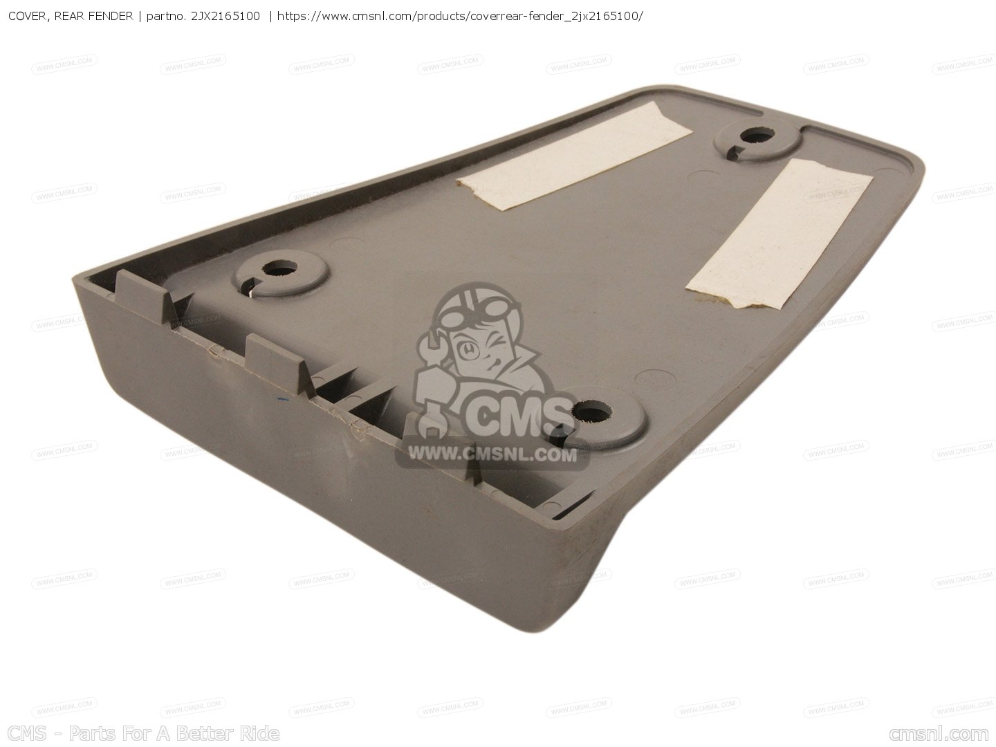 COVER, REAR FENDER for TW200 TW200C TRAILWAY 2001 (1) USA CALIFORNIA ...