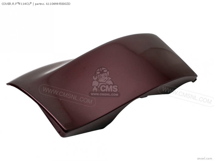 61104MN5000ZD: Cover,r.f*r114cu* Honda - buy the 61104-MN5-000ZD at CMSNL