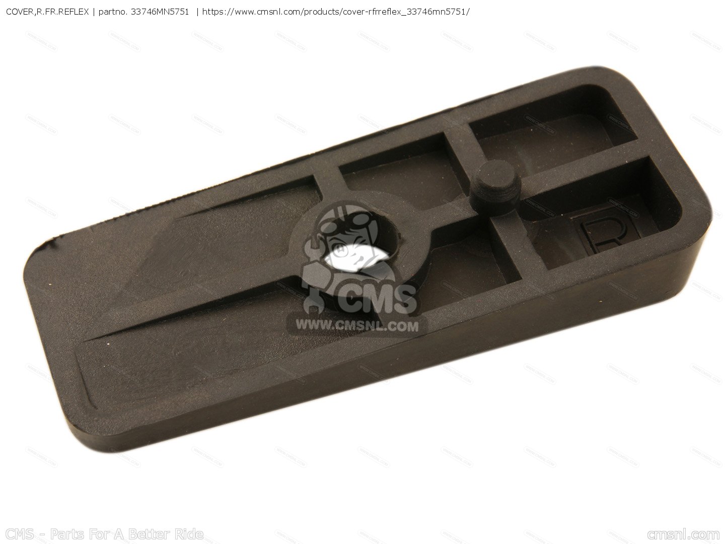 33746MN5751: Cover,r.fr.reflex Honda - buy the 33746-MN5-751 at CMSNL