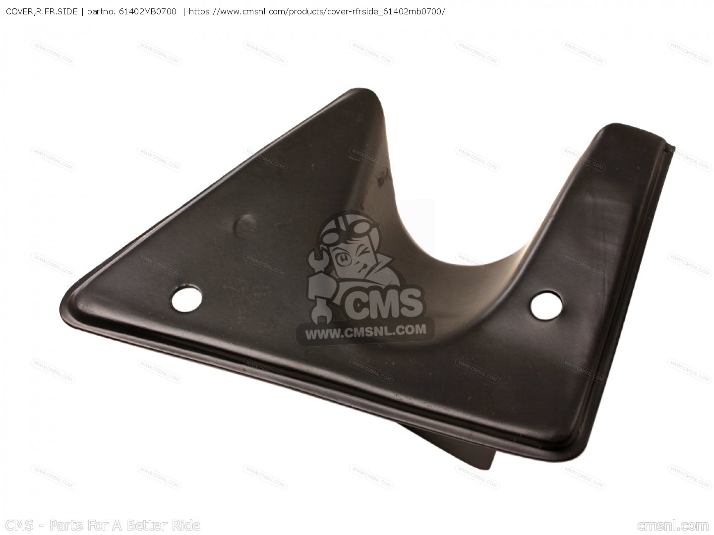 61402MB0700: COVER,R.FR.SIDE Honda - buy the 61402-MB0-700 at CMSNL