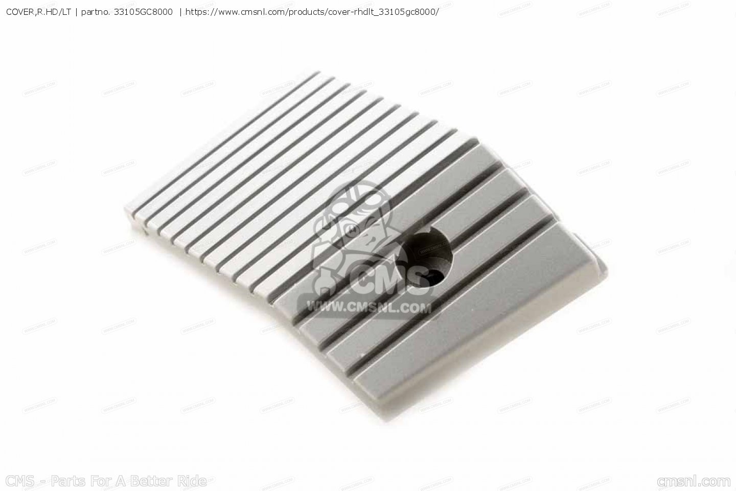 33105GC8000: Cover,r.hd/lt Honda - buy the 33105-GC8-000 at CMSNL