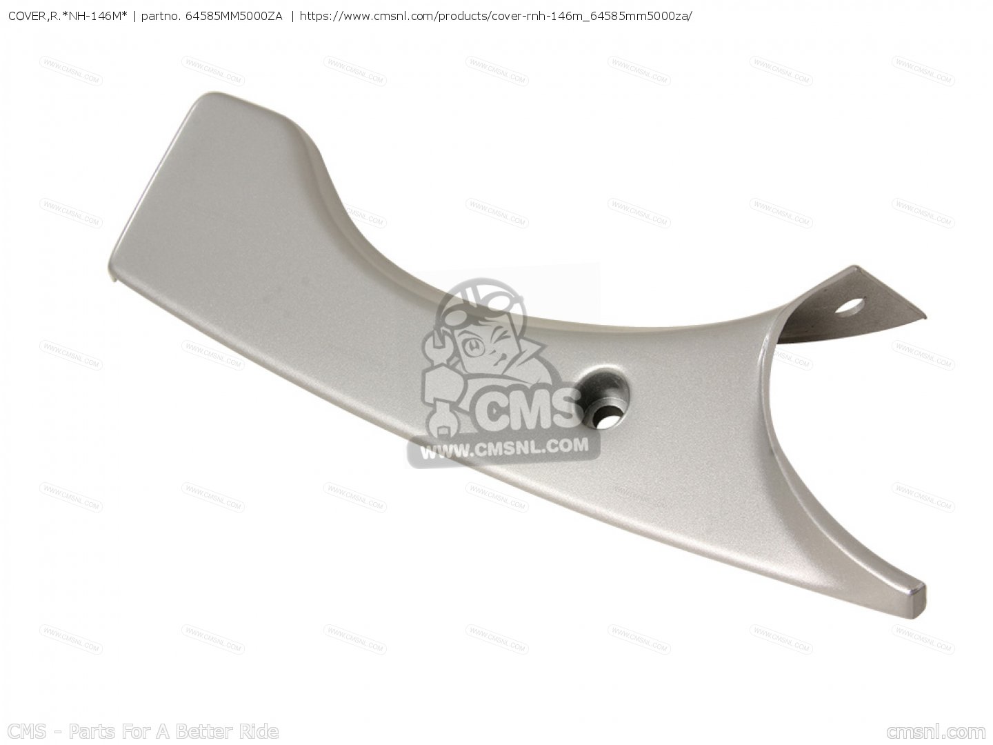 64585MM5000ZA: Cover,r.*nh-146m* Honda - buy the 64585-MM5-000ZA at CMSNL