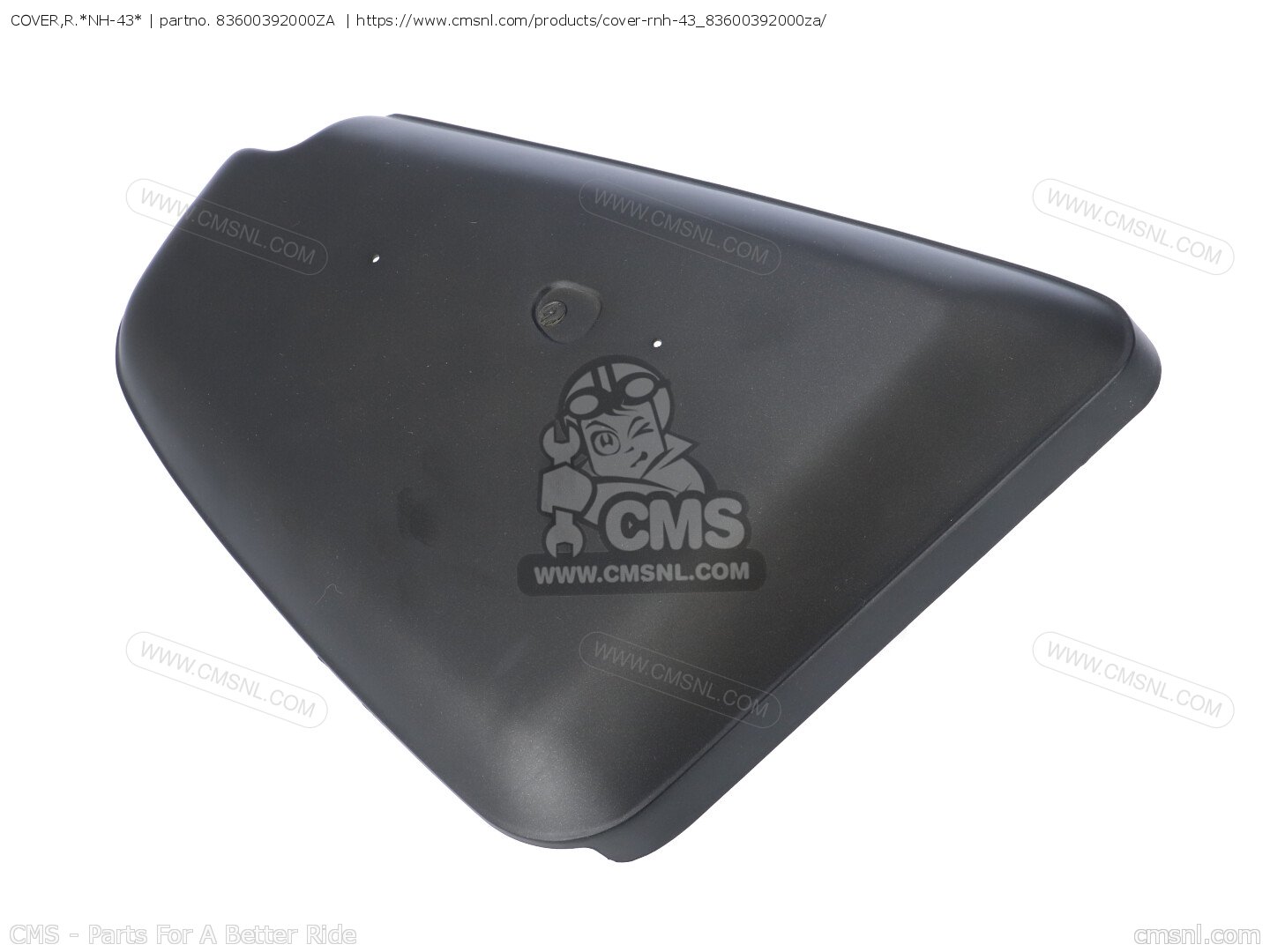 83600392000ZA: COVER,R.*NH-43* Honda - buy the 83600-392-000ZA at CMSNL