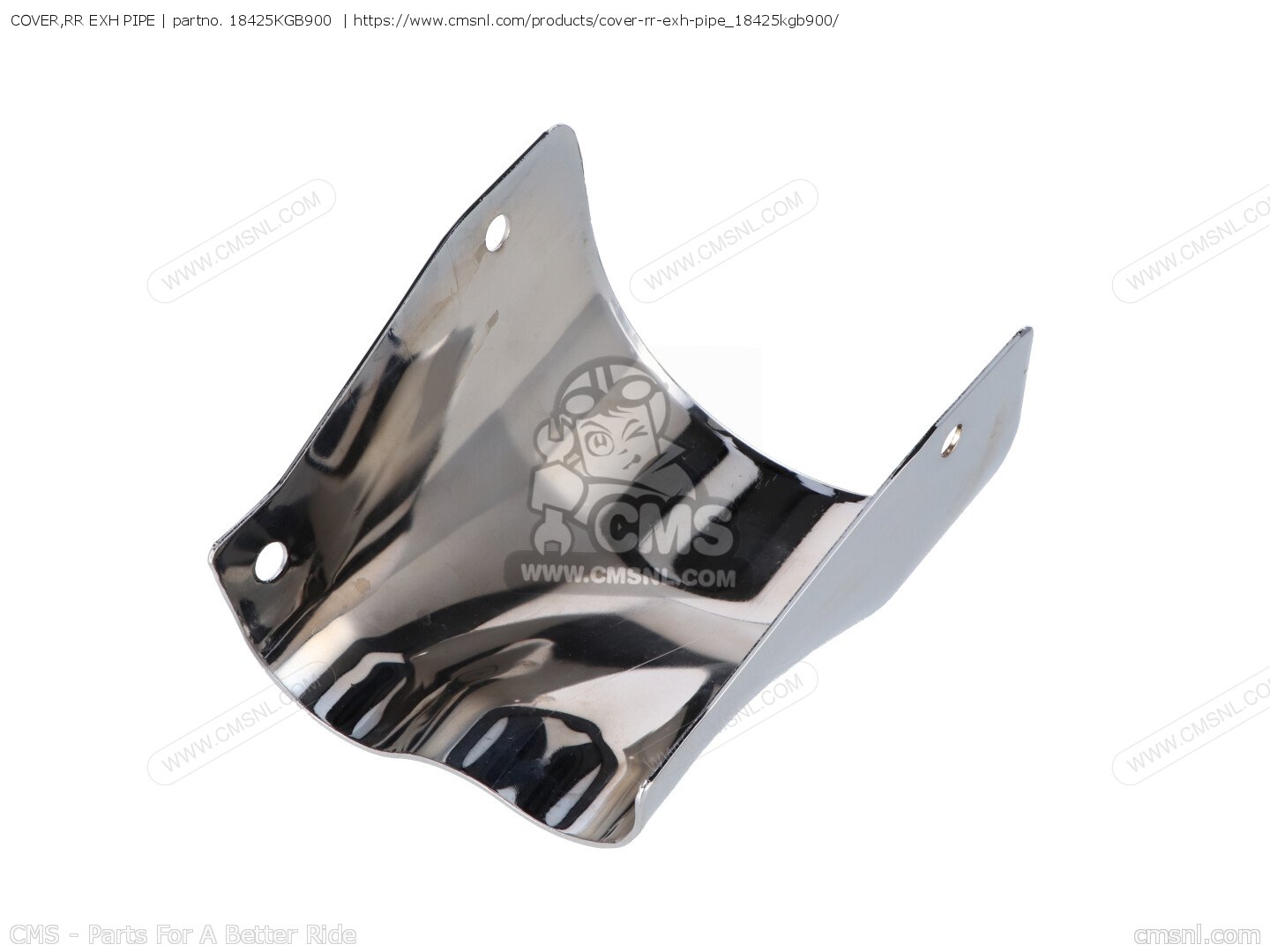 18425KGB900: Cover,rr Exh Pipe Honda - buy the 18425-KGB-900 at CMSNL