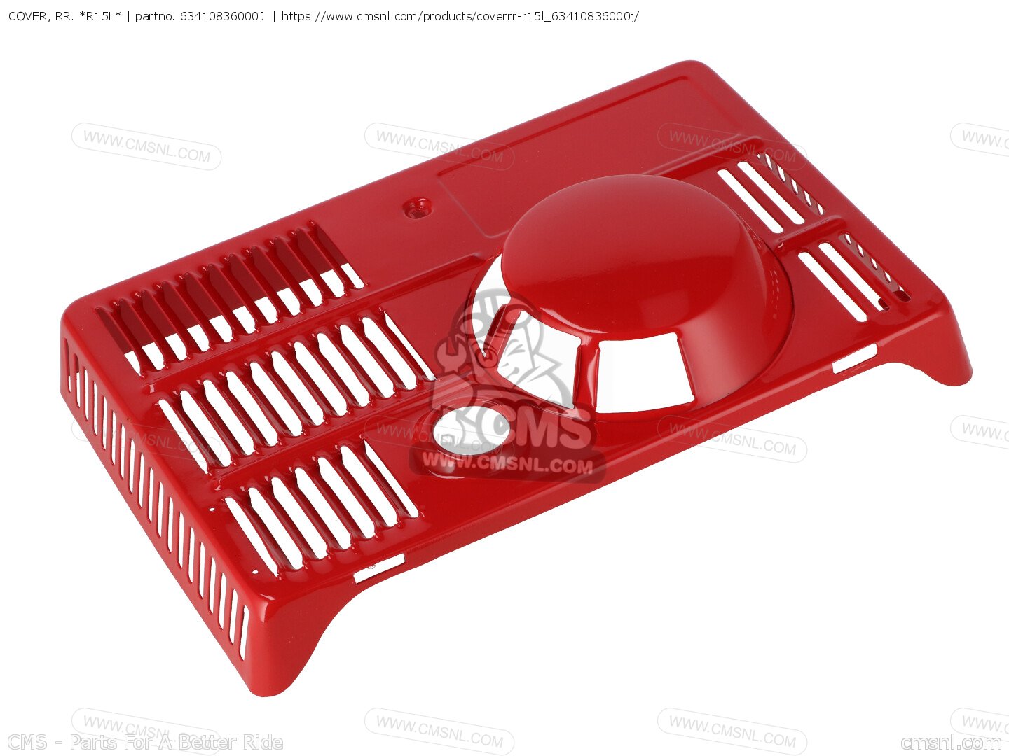 63410836000J: Cover, Rr. *r15l* Honda - buy the 63410-836-000J at CMSNL