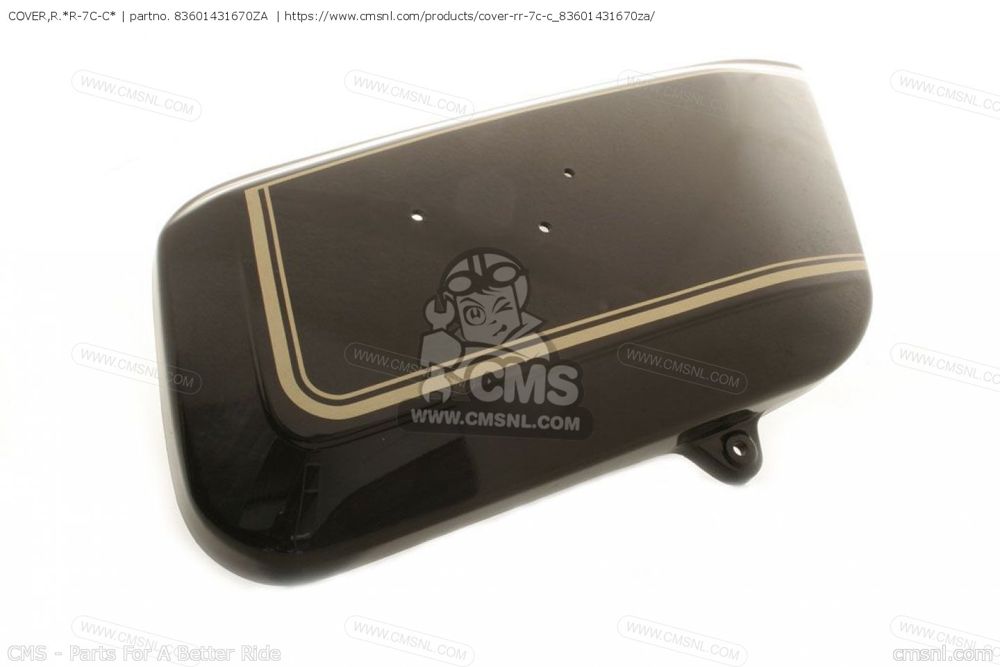 83601431670ZA: COVER,R.*R-7C-C* Honda - buy the 83601-431-670ZA at CMSNL