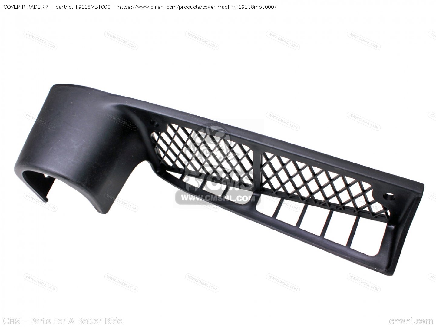 19118MB1000: COVER,R.RADI RR. Honda - buy the 19118-MB1-000 at CMSNL