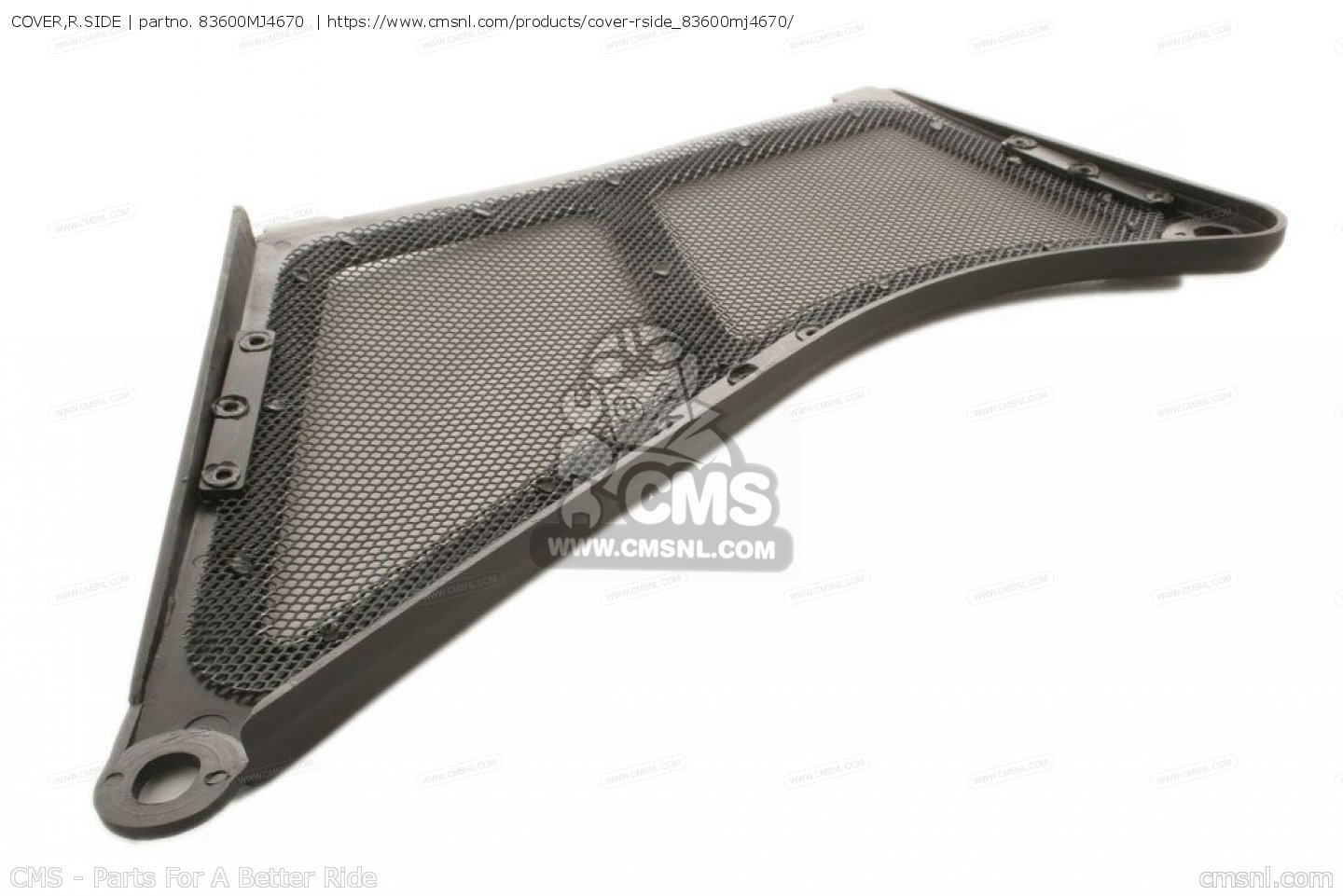 83600MJ4670: COVER,R.SIDE Honda - buy the 83600-MJ4-670 at CMSNL