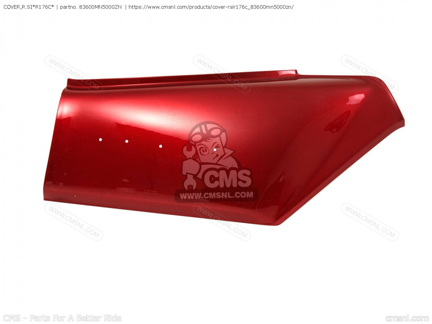 COVER,R.SI*R176C* for GL1500A GOLDWING ASPENCADE 1994 (R) USA ...