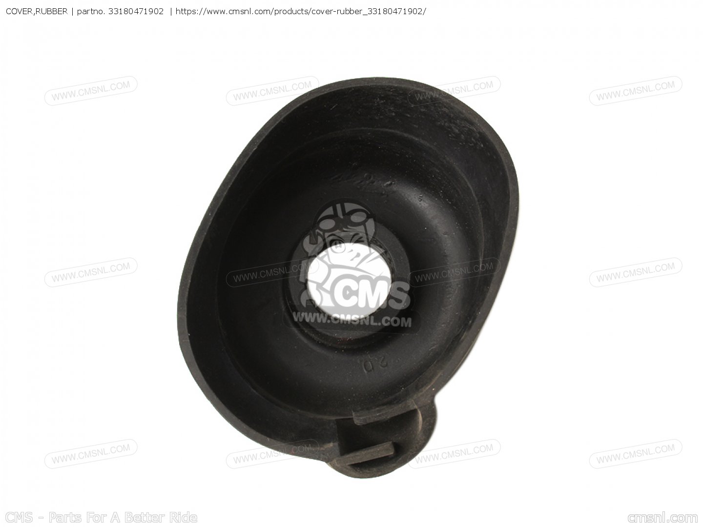 33180471902: COVER,RUBBER Honda - buy the 33180-471-902 at CMSNL