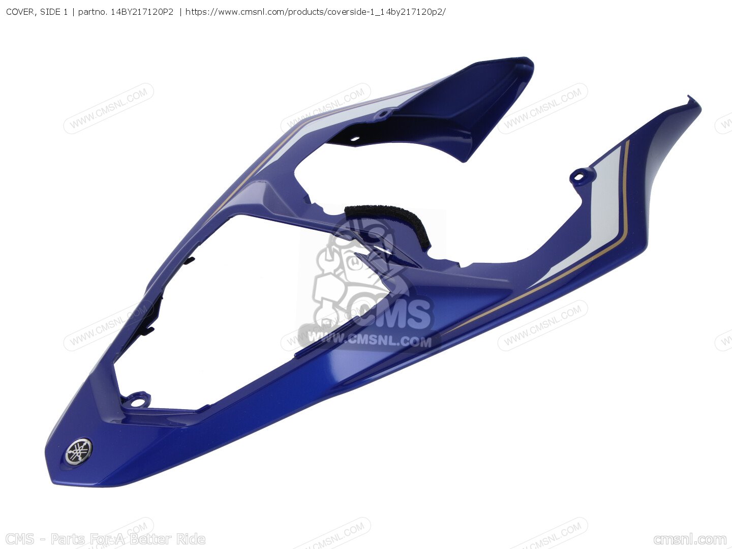 14BY217120P2: Cover, Side 1 Yamaha - buy the 14B-Y2171-20-P2 at CMSNL