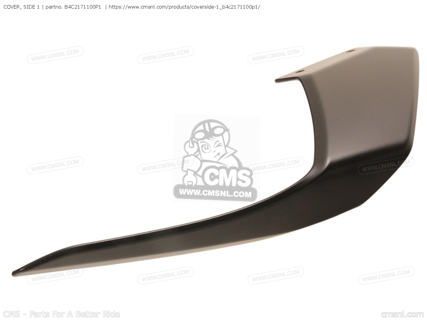 B4C2171100P1: Cover, Side 1 Yamaha - buy the B4C-21711-00-P1 at CMSNL