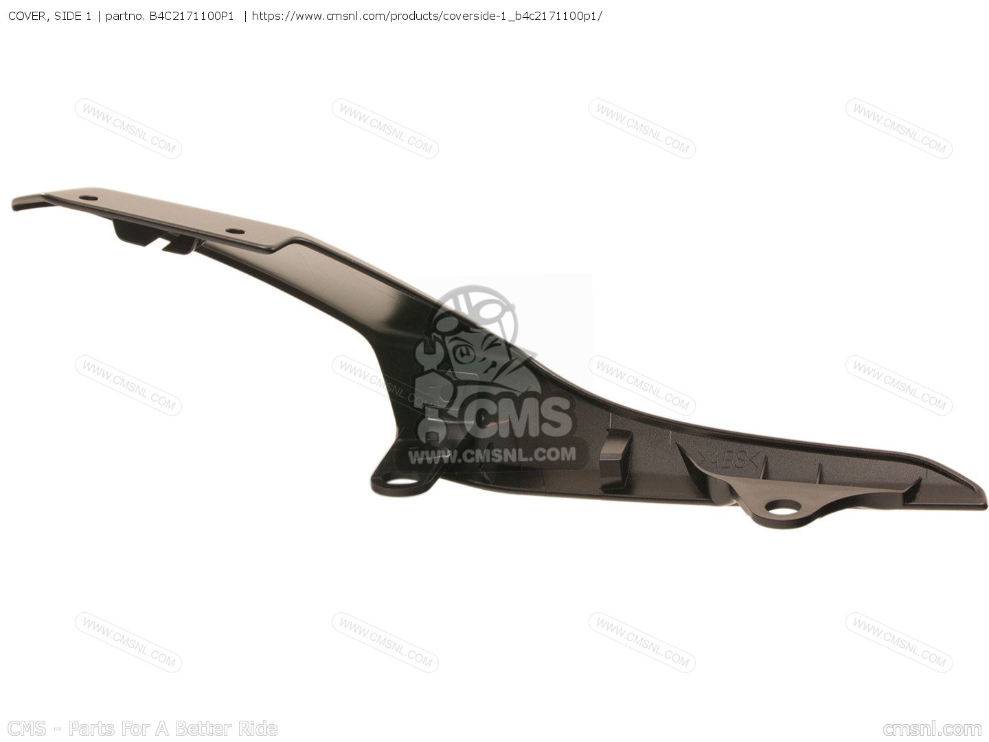 B4C2171100P1: Cover, Side 1 Yamaha - buy the B4C-21711-00-P1 at CMSNL