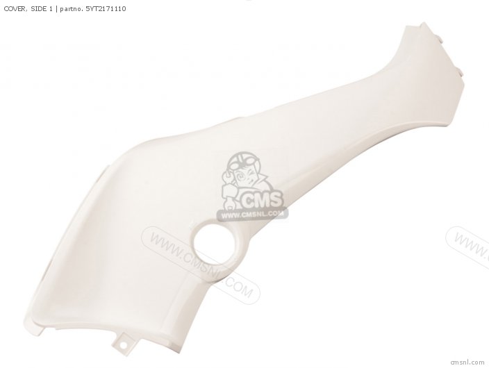 5YT2171110: Cover, Side 1 Yamaha - buy the 5YT-21711-10-00 at CMSNL