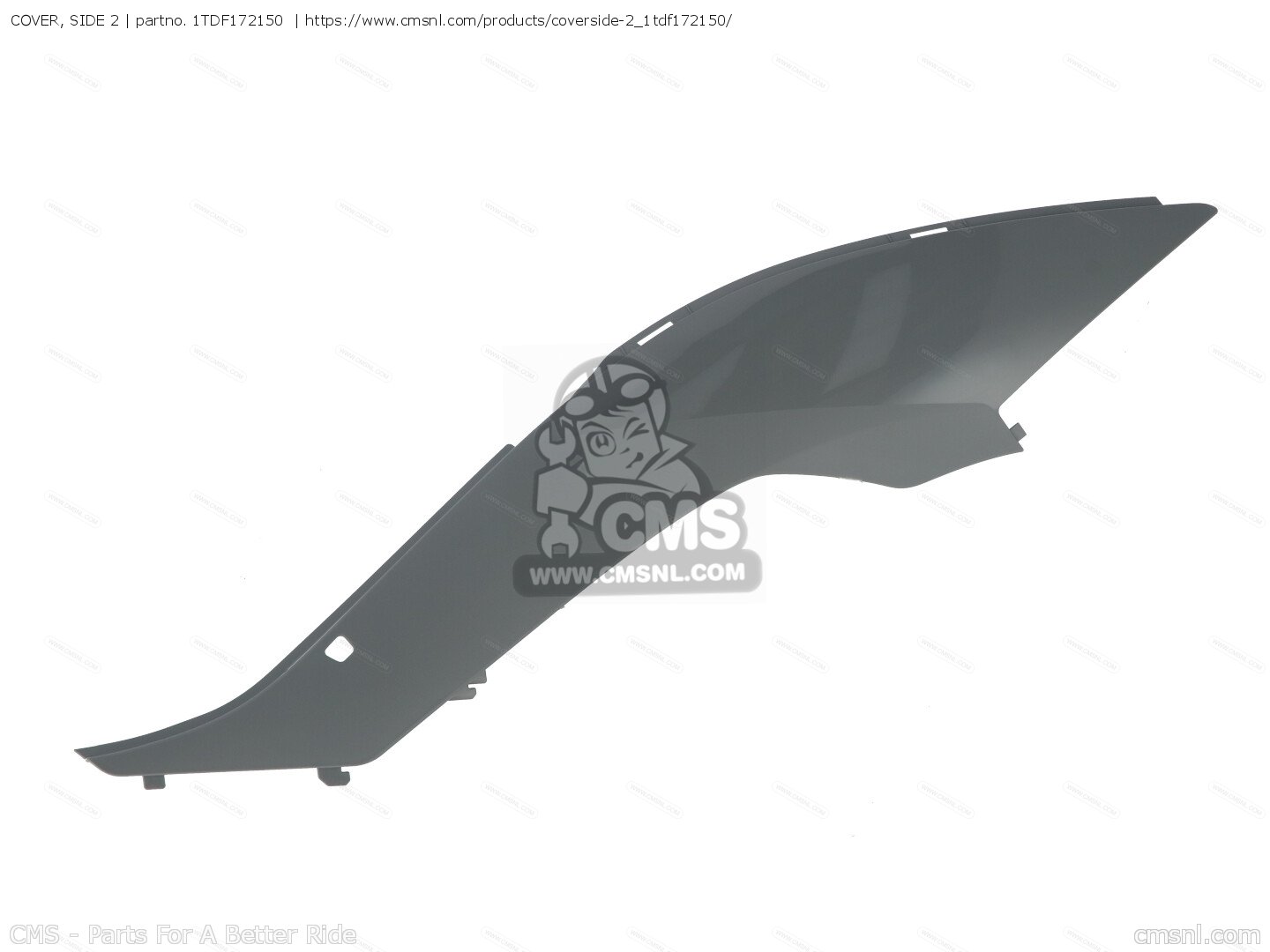 1TDF172150: Cover, Side 2 Yamaha - buy the 1TD-F1721-50-00 at CMSNL