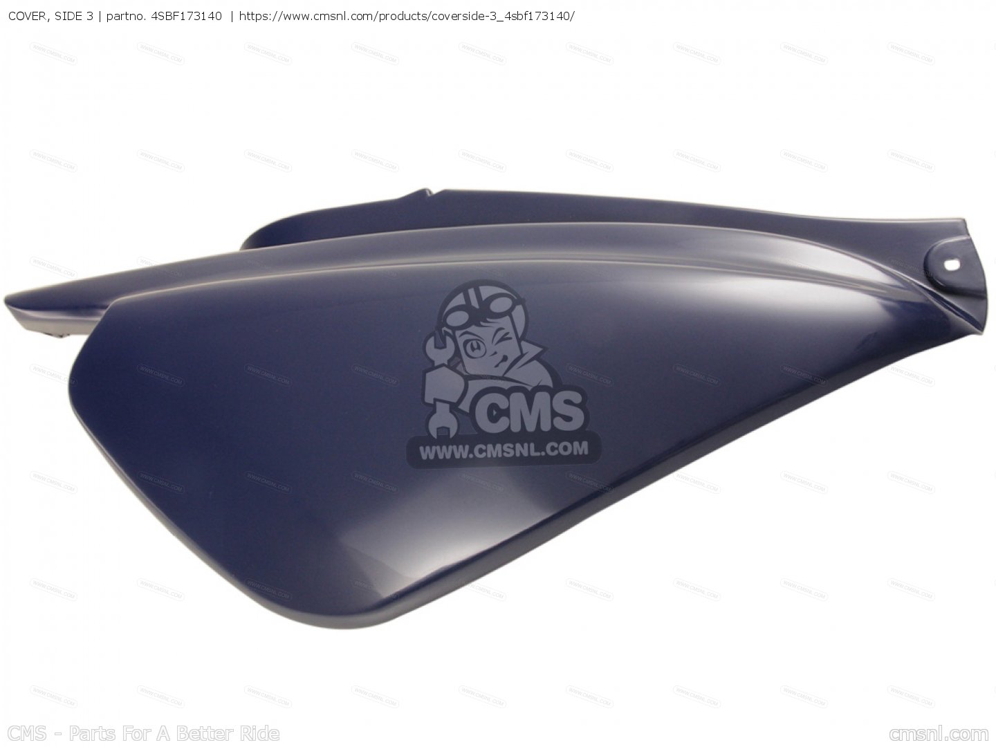 4SBF173140: Cover, Side 3 Yamaha - buy the 4SB-F1731-40 at CMSNL