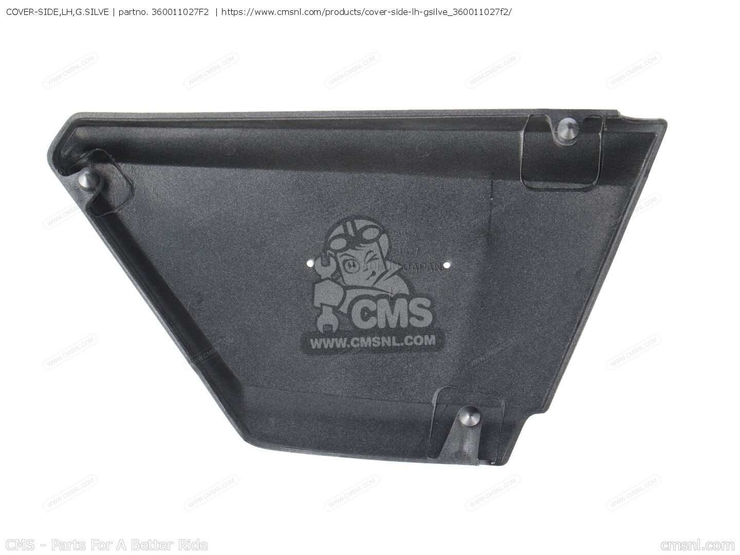 COVER-SIDE,LH,G.SILVE for Kawasaki - order at CMSNL